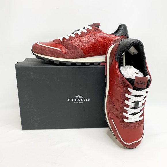 Coach | Shoes | Coach C18 Cb Runner Cardinal Red Sneaker New 7 D Mens ...